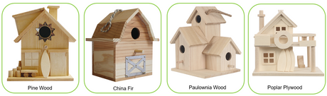 Wood Birdhouse material - Heze Maxwell Wooden Products Co., Ltd.